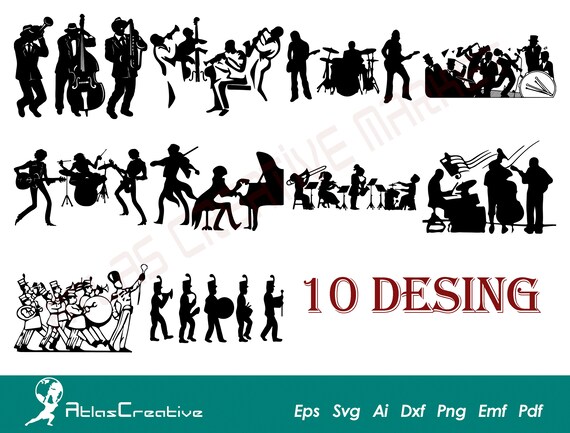 Orchestra Silhouette Clip Art