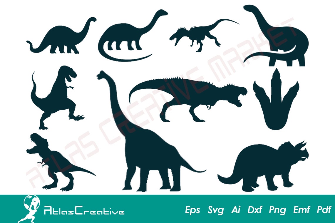 Dinosaur Bundle SVG Dinosaurs Clipart Kids Dino Png - Etsy