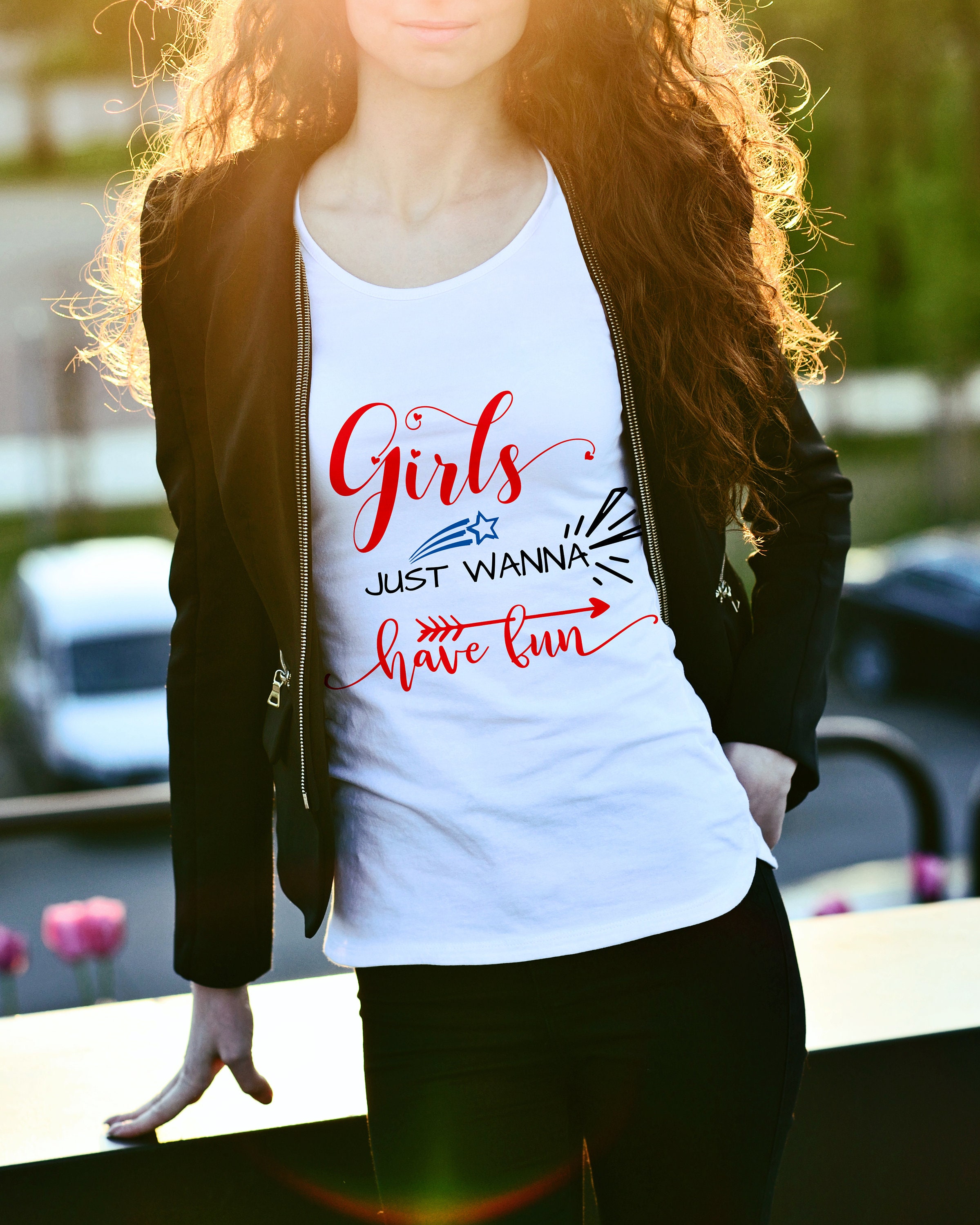 Girls Just Wanna Have Fun SVG, Girl Quote Digital File for Cricut, Cut ...