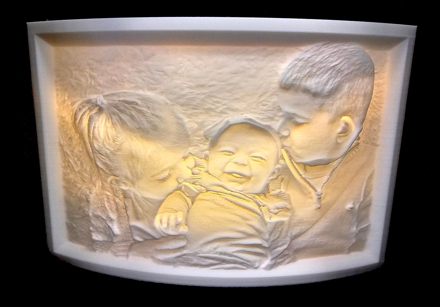 3D Printed Lithophane Night Light Customized Gift Special Occasion and ...