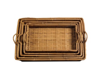 Bamboo Nesting Trays - Etsy