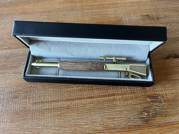 Lever Action Rifle Pen Hand Turned Meranti Timber Pen | Etsy