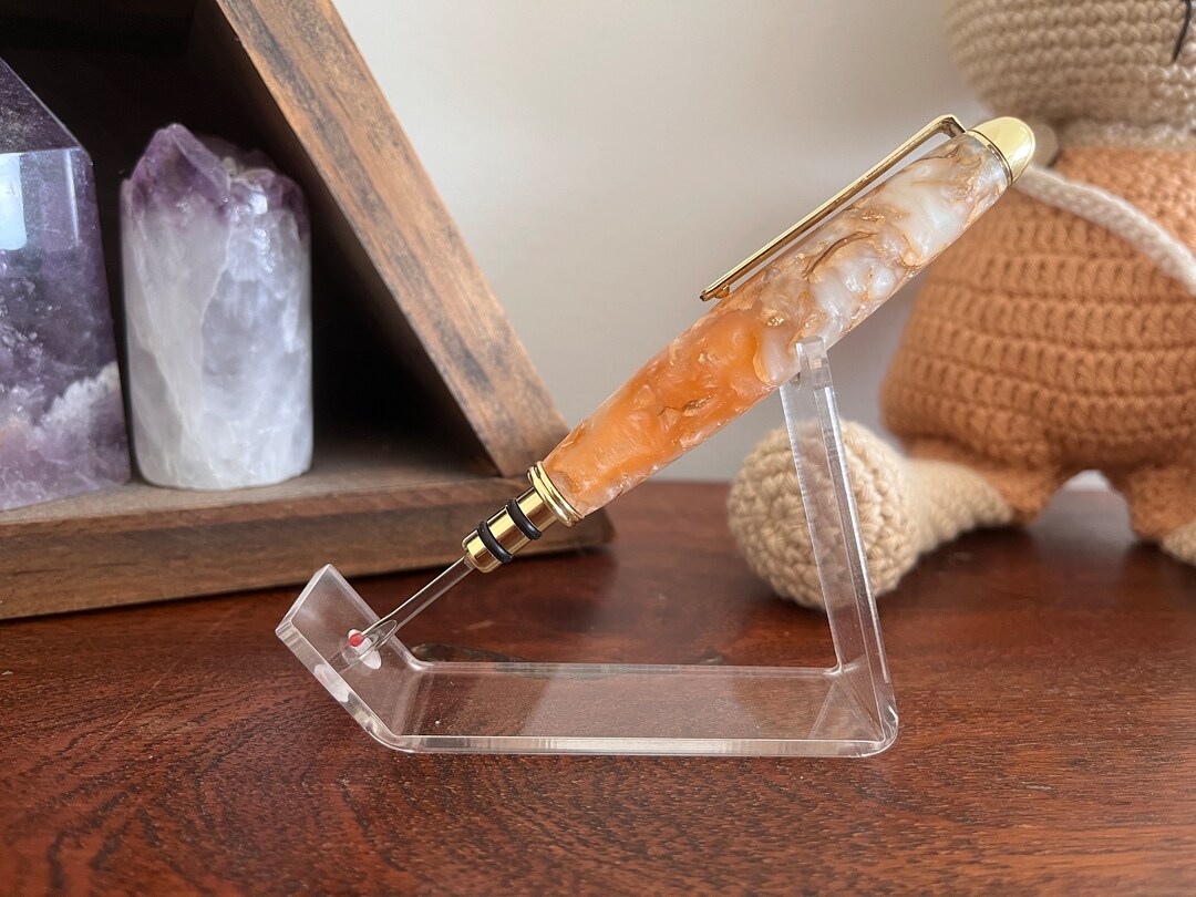 Seam Ripper Set Pastel Orange and White Resin Interchangeable Seam ...