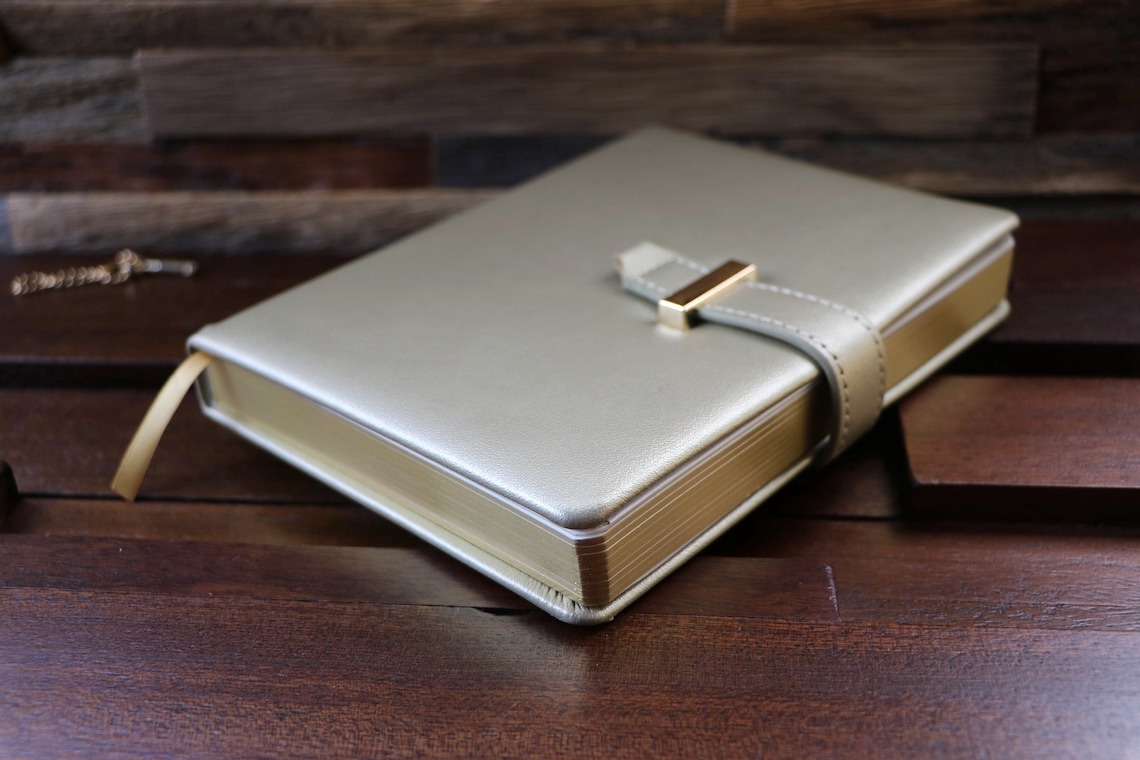 Engraved Journal With Lock and Key Lock Travel Journal Gift - Etsy