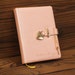 Personalized Lock Journal: Heart-shaped Lock & Key Diary - Etsy