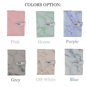 Custom Lock Journal With Refillable Page, PU Leather Journal, Journal ...