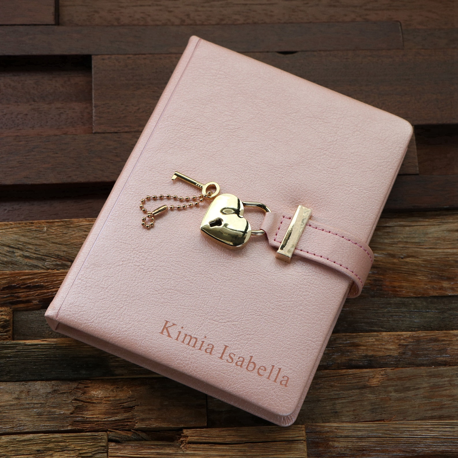 Engraved Journal With Lock and Key Lock Travel Journal Gift - Etsy
