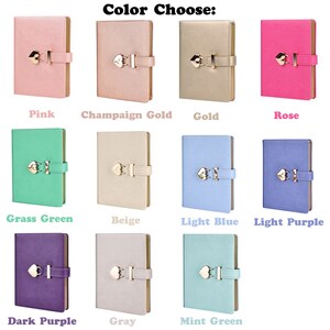 Personalized Journal With Lock and Key: Engraved Leather Diary - Etsy