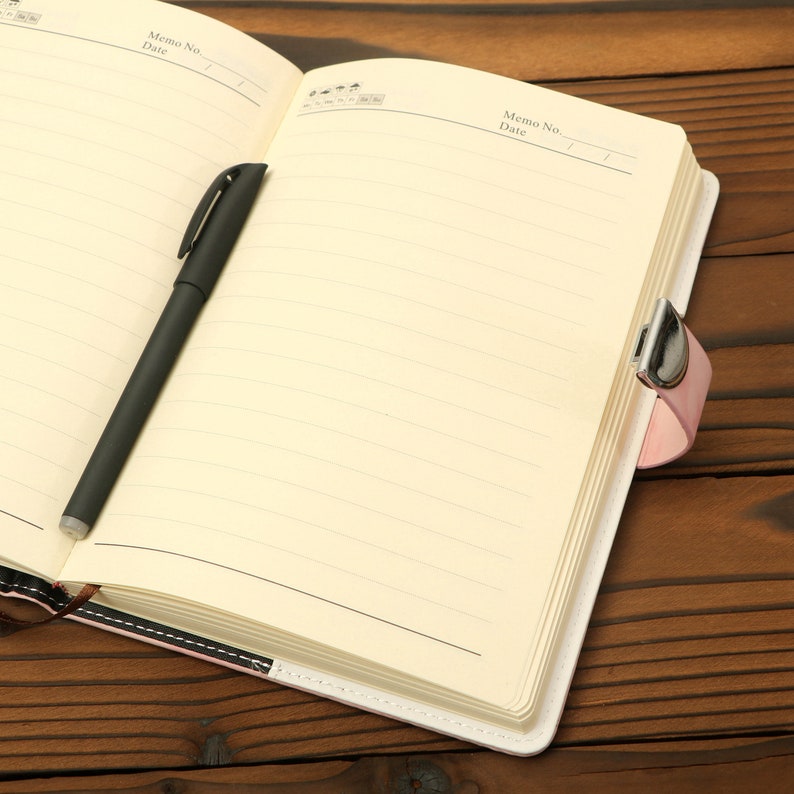 Personalized Leather Combination Locking Journal: Refillable Lined ...