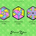 Inclusive Rainbow Pin - Flag Cube - Geometric LGBTQ Pin Lapel Badge ...