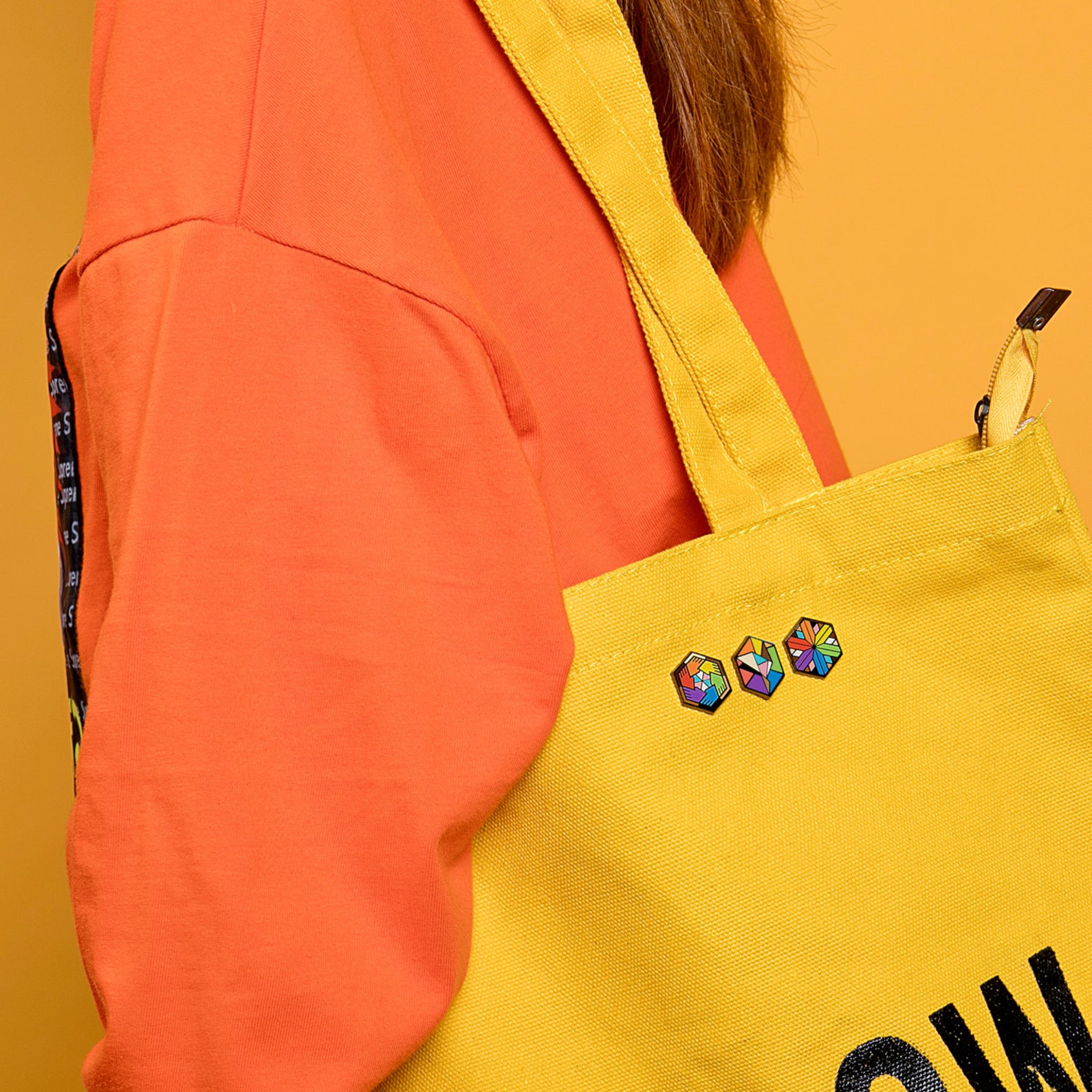 Inclusive Rainbow Pride Flag Pins Community Freedom Identity - Etsy