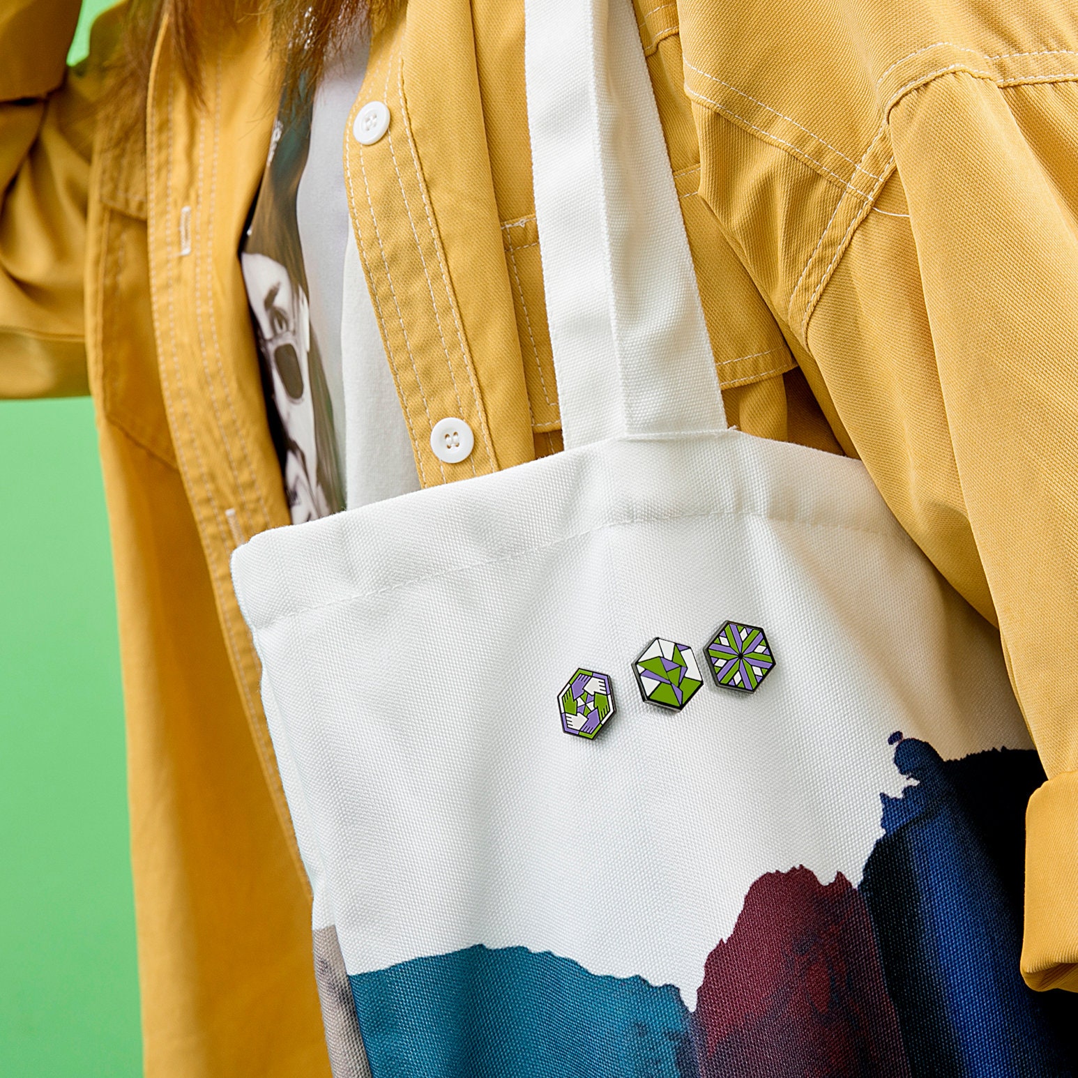 Genderqueer Pride Flag Pins Community Freedom Identity - Etsy