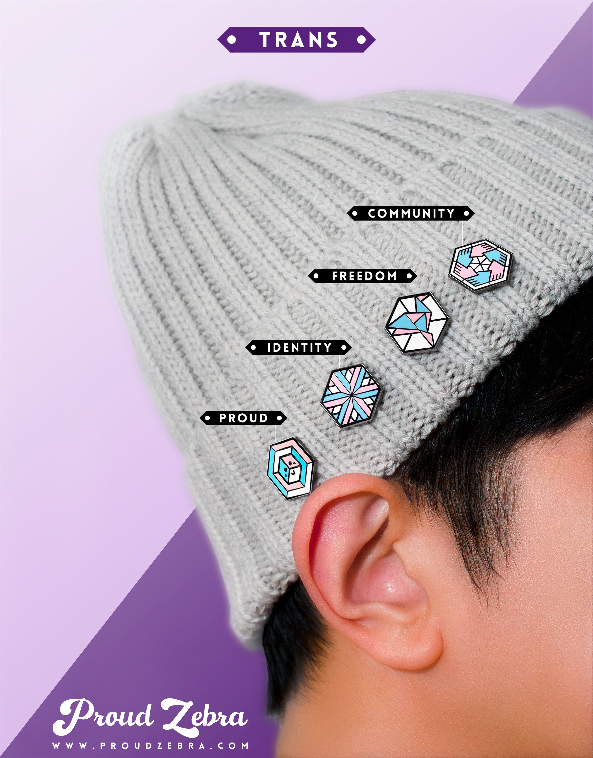 Trans Pride Pins LGBTQ Enamel Pins Fashion Accessories - Etsy UK