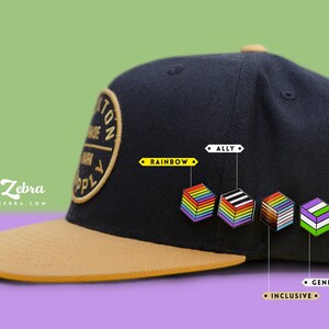 Toric Pin Flag Cube Geometric LGBTQ Pin Lapel Badge | Etsy