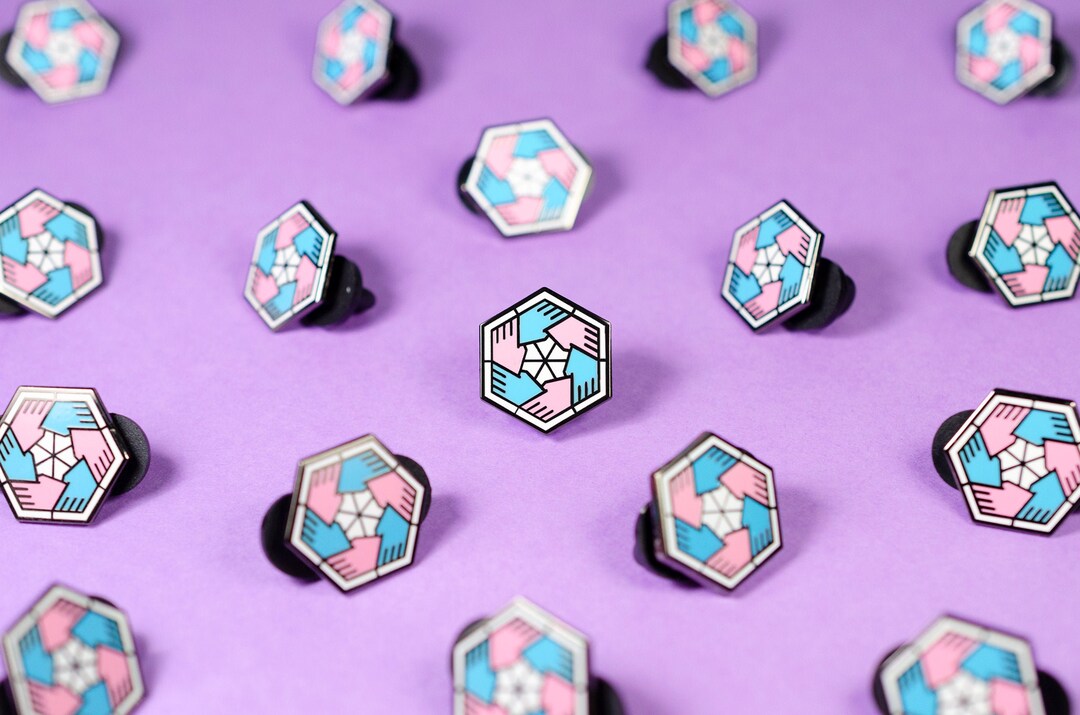 Trans Community Pins LGBTQ+ Enamel Pins Fashion Accessories ...