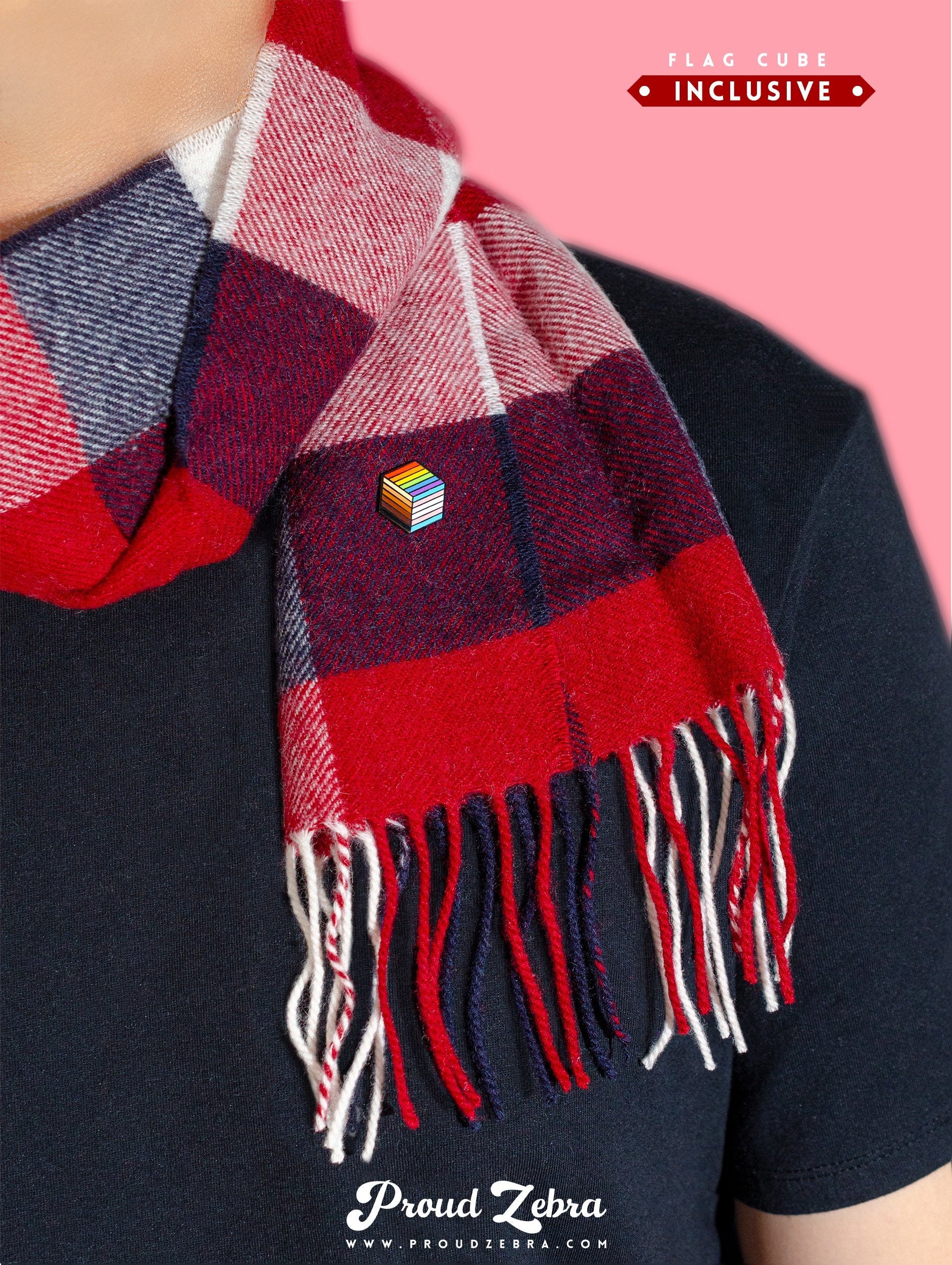 Genderqueer Pins Set Proud Cubes Geometric LGBTQ Pin | Etsy