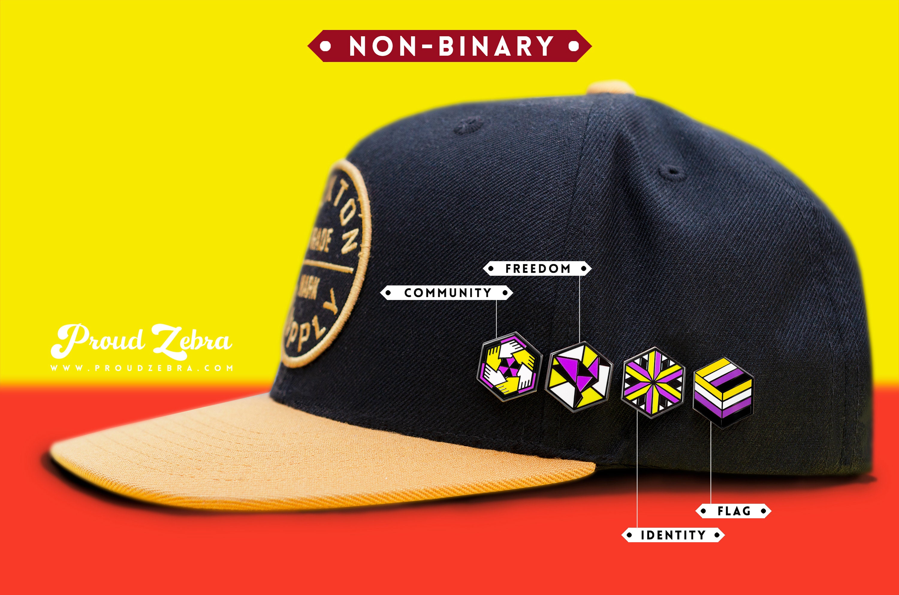 Non-binary Community Pins LGBTQ Enamel Pins Fashion - Etsy UK