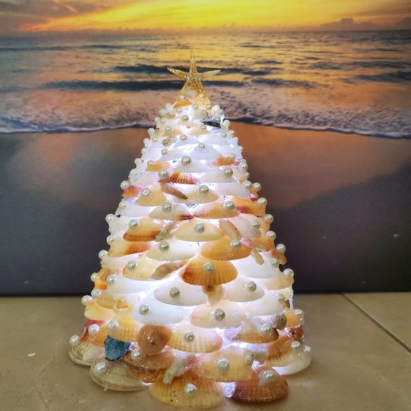 Seashell Christmas Tree - Etsy