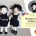 Wednesday Addams Crochet Doll Amigurumi Pattern in PDF File - Etsy