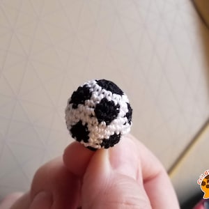 Crochet Mini Soccer Ball. Amigurumi Pattern - Etsy