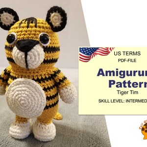 Tiger Soft Toy, Amigurumi Pattern, Pdf-file - Etsy