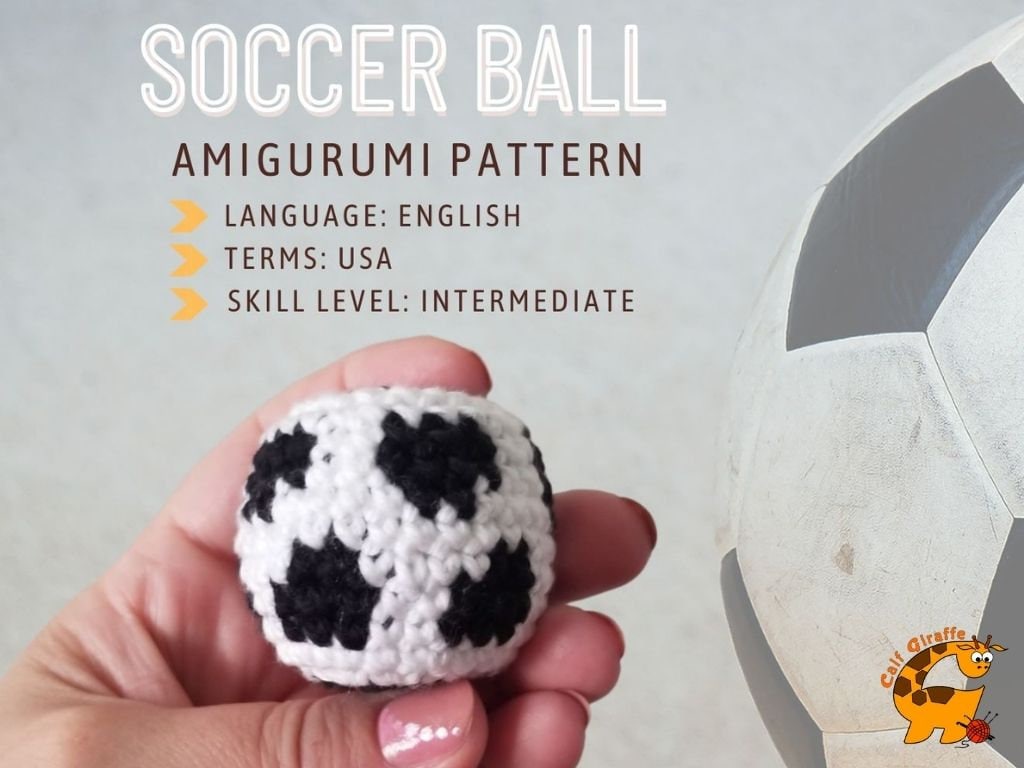 Crochet Mini Soccer Ball. Amigurumi Pattern - Etsy