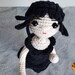 Wednesday Addams Crochet Doll Amigurumi Pattern in PDF File - Etsy