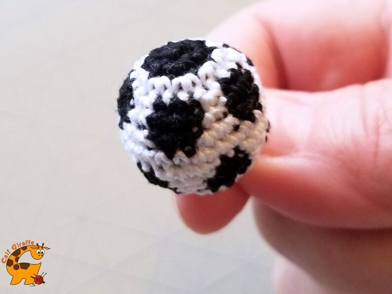 Crochet Mini Soccer Ball. Amigurumi Pattern - Etsy