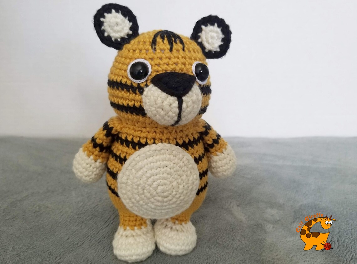 Tiger Soft Toy Amigurumi Pattern Pdf-file - Etsy