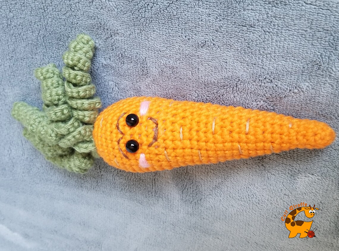 Sweet Bunny With Carrots. Amigurumi Pattern. Soft Toy. - Etsy