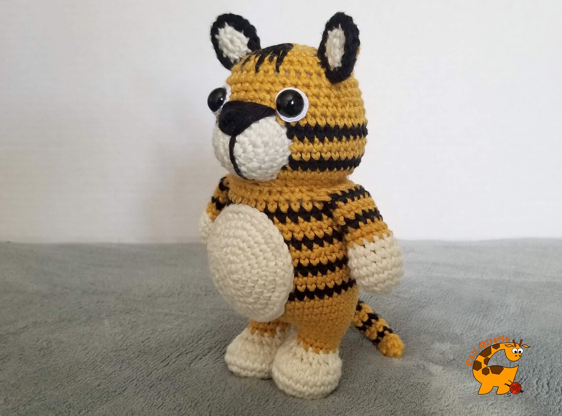 Tiger Soft Toy Amigurumi Pattern Pdf-file - Etsy