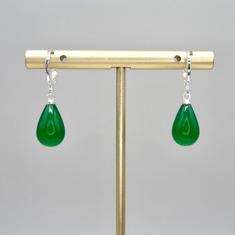 Green Teardrop - Etsy