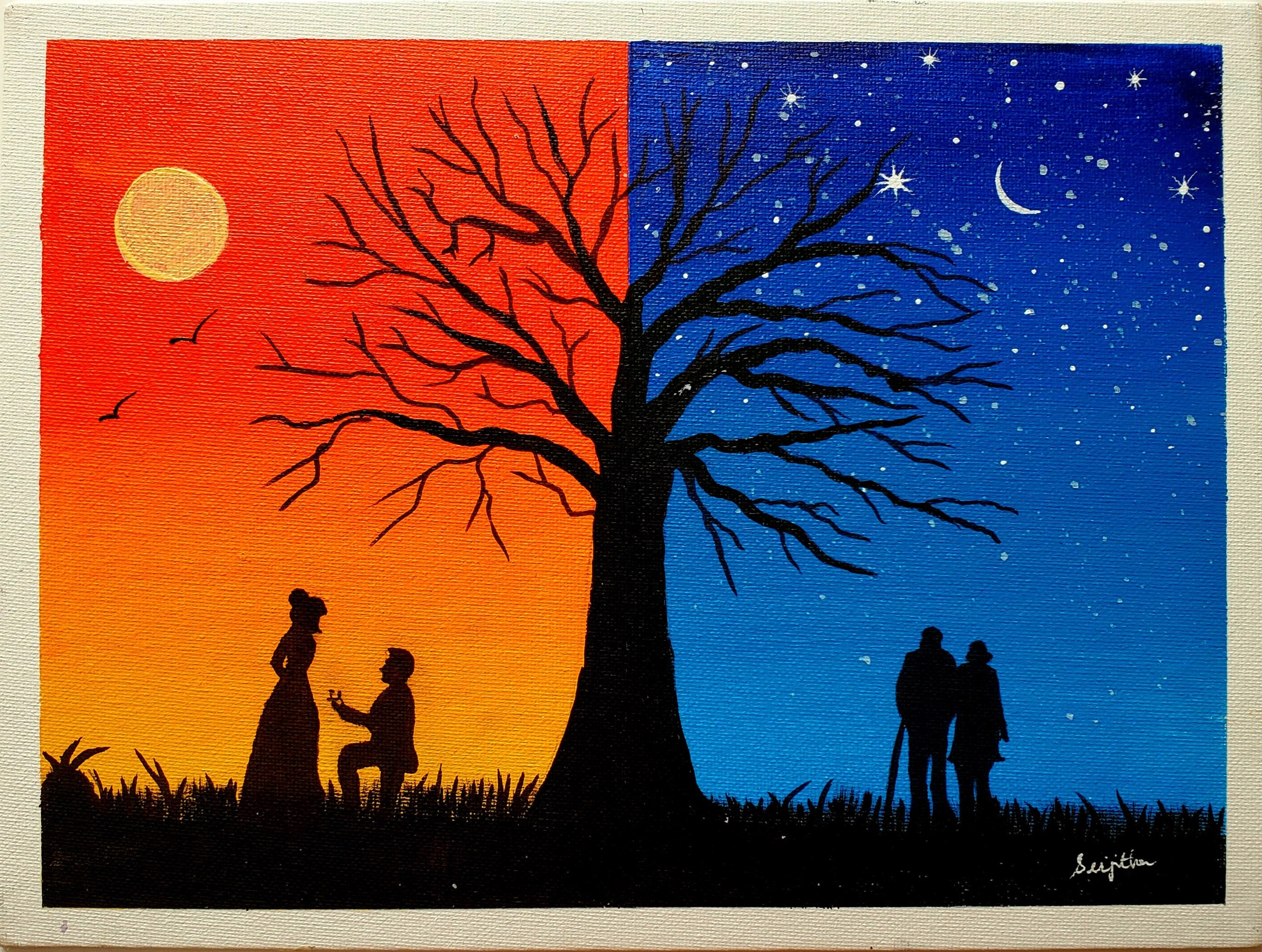 Canvas Painting, Clay Art, Clay Painting, Bird Painting, Acrylic ...