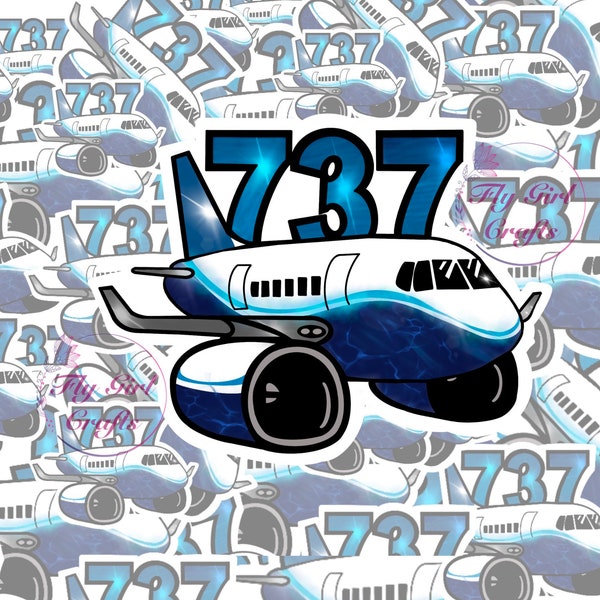 Boeing 737 Stickers - Etsy