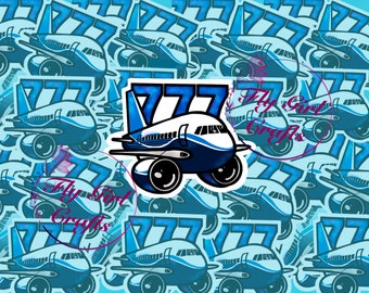 Boeing 777-300ER front 777-300 Decal 777 Sticker Boeing - Etsy