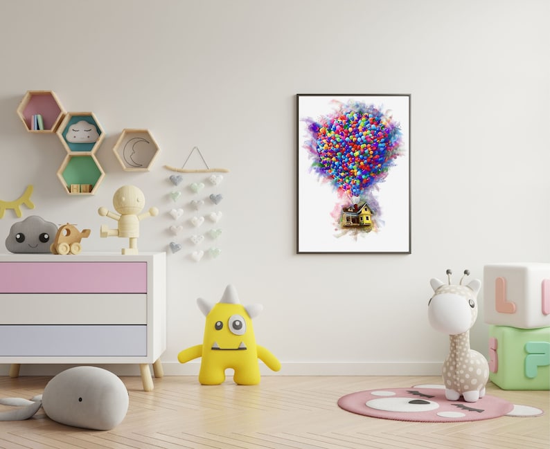 Up Movie Wall Art Pixar Wall Art up Poster Kids Room Decor | Etsy