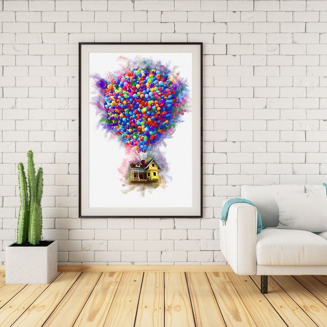 Up Movie Wall Art, Pixar Wall Art, up Poster, Kids Room Decor, up ...