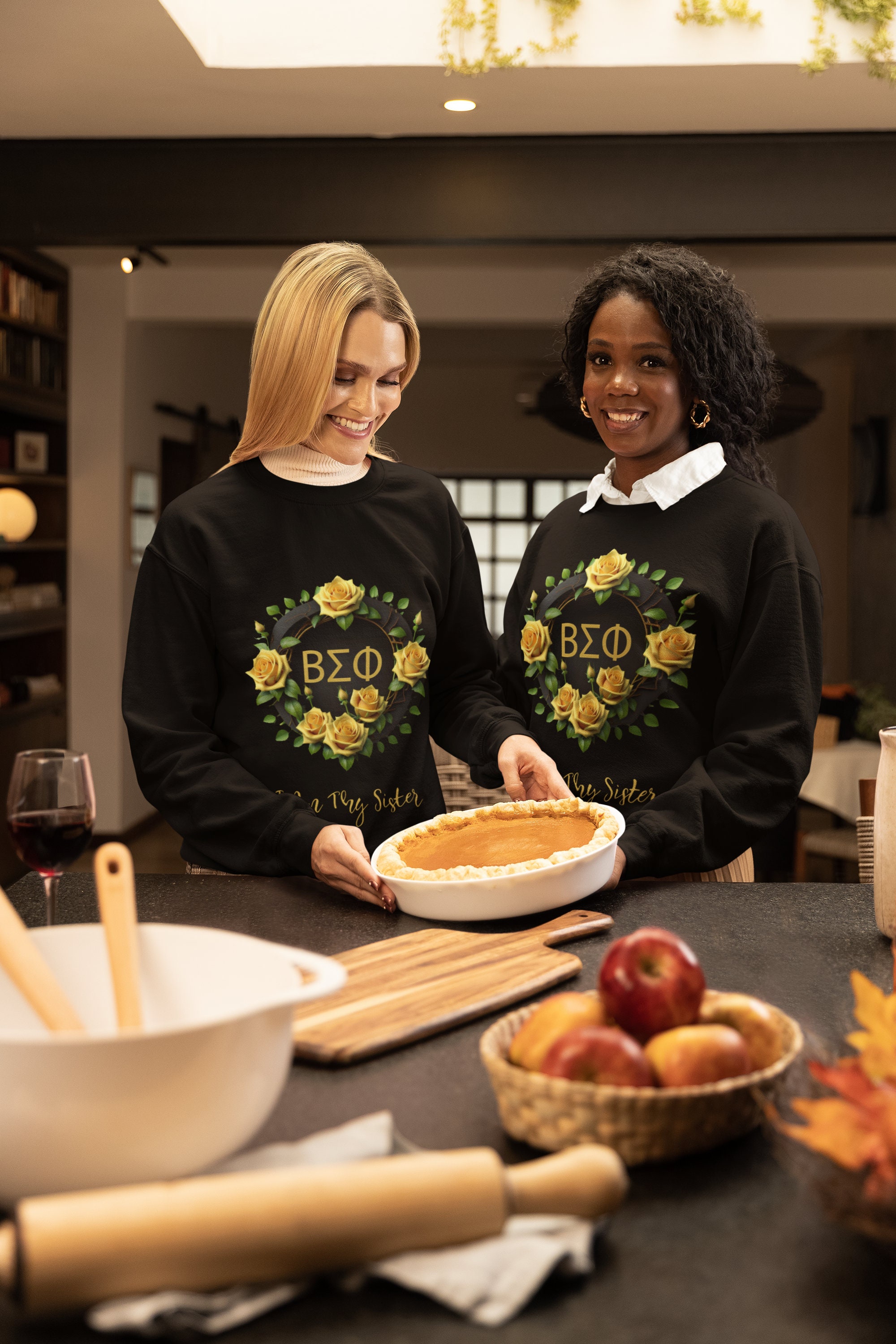 Beta Sigma Phi, Crewneck Sweatshirt, Sorority, I Am Thy Sister ...