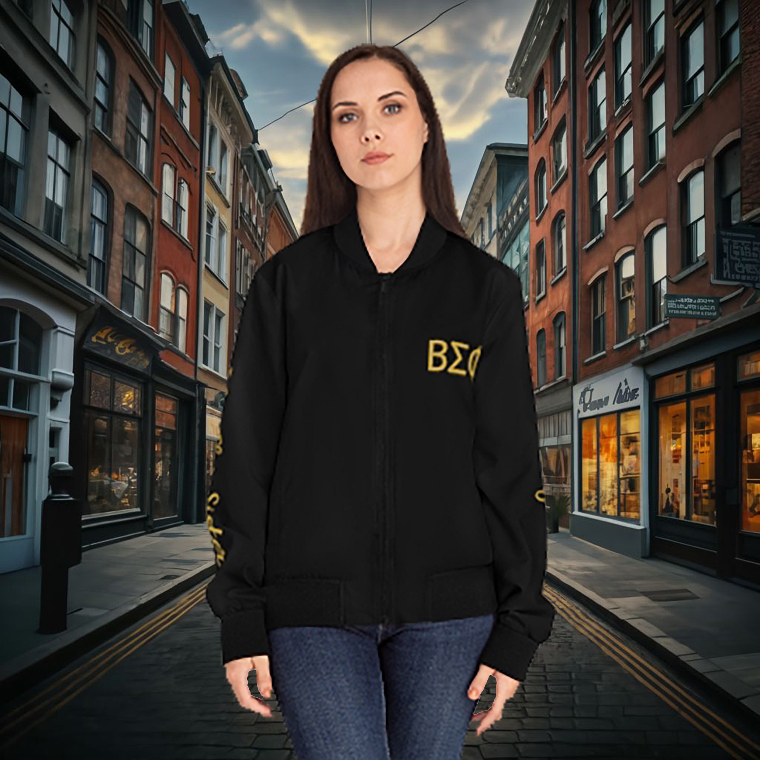 Beta Sigma Phi, Bomber Jacket, Sorority, I Am Thy Sister, Sisterhood ...