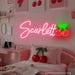 Strawberry Neon Sign, Strawberry Shaped Neon Sign, Strawberry Neon ...