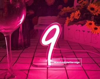 Wedding Table Neon Sign - Etsy