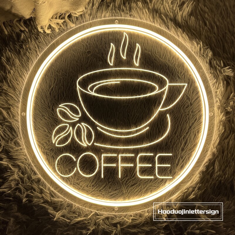 Light up Coffee Sign - Etsy