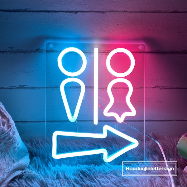 Neon Sign Toilet - Etsy