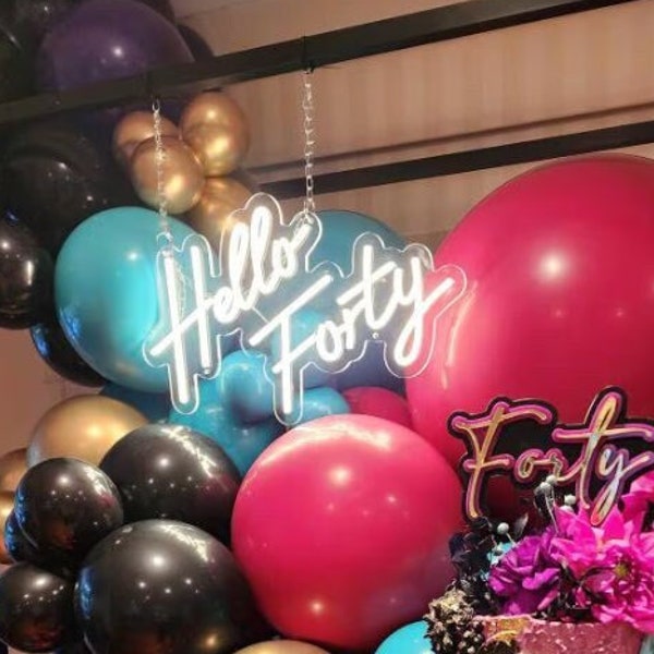 40th Birthday Decor - Etsy