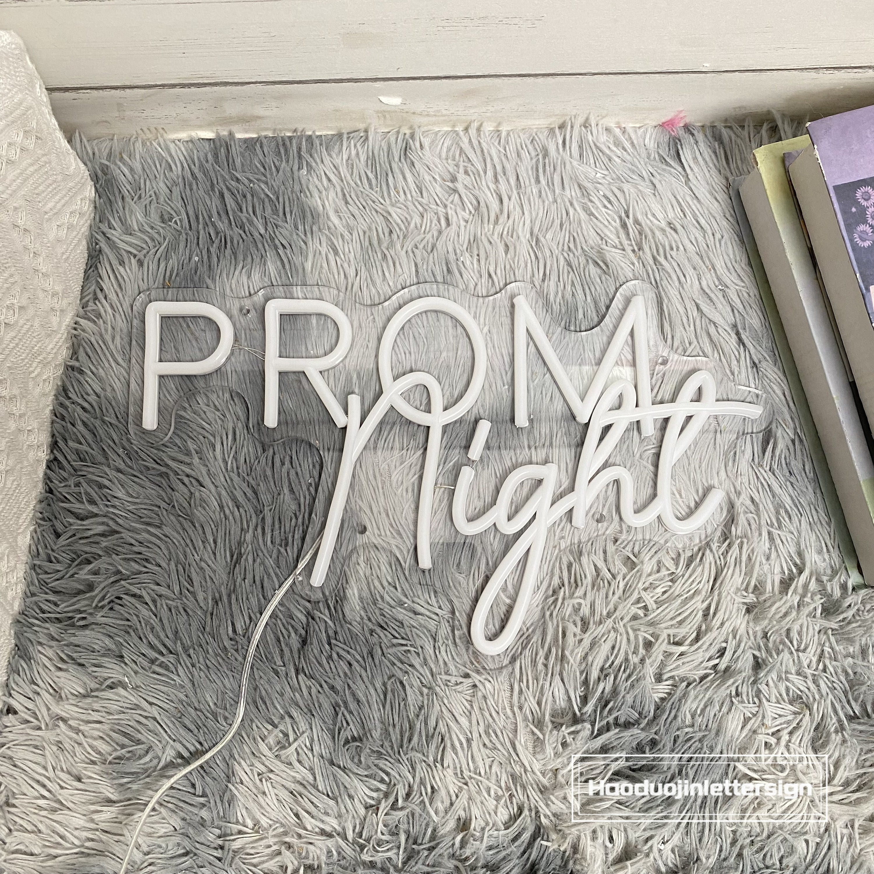 Prom Night LED Neon Sign, Custom Grad Dance Prom 2026 Party Neon Light ...