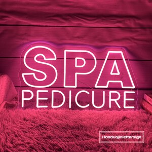 Spa Pedicure Neon Sign: Custom Beauty Salon Decor - Etsy