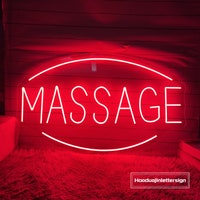 Massage Neon Light, Massage Neon Sign, Massage Led Lights, Wall Decor ...