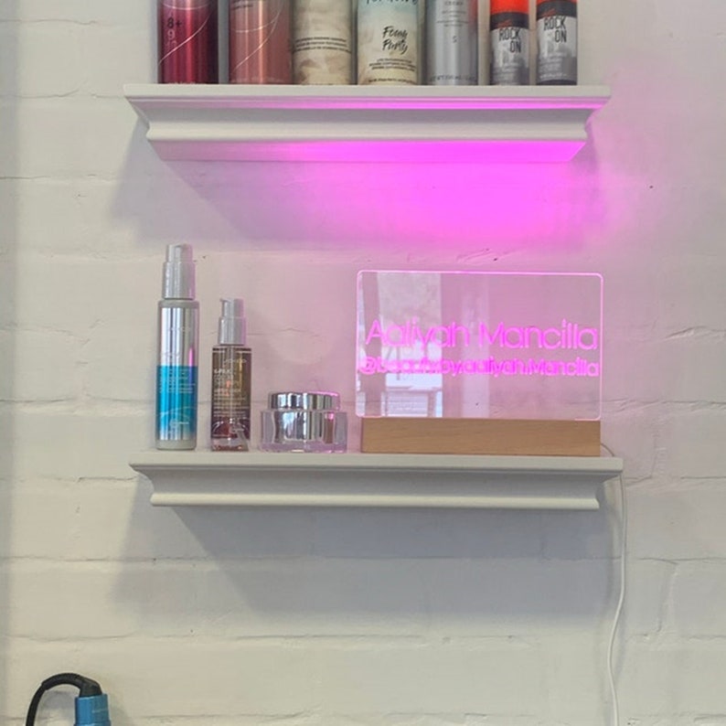 Custom Night Light Engraved Name Photo Plaque USB Power LED - Etsy