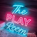 The Play Room Neon Sign, Custom Playroom Game Room LED Neon Light ...