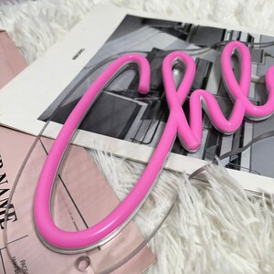 Custom Name LED Neon Sign Girl Personalized Christmas Gift Night Light ...